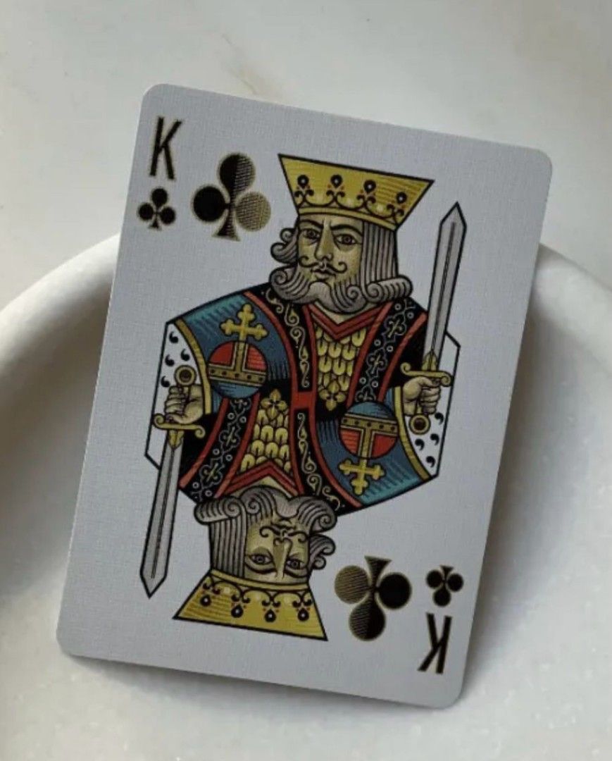 Oath Standard Playing Cards - Burgundy and Navy Blue, Hobbies & Toys ...