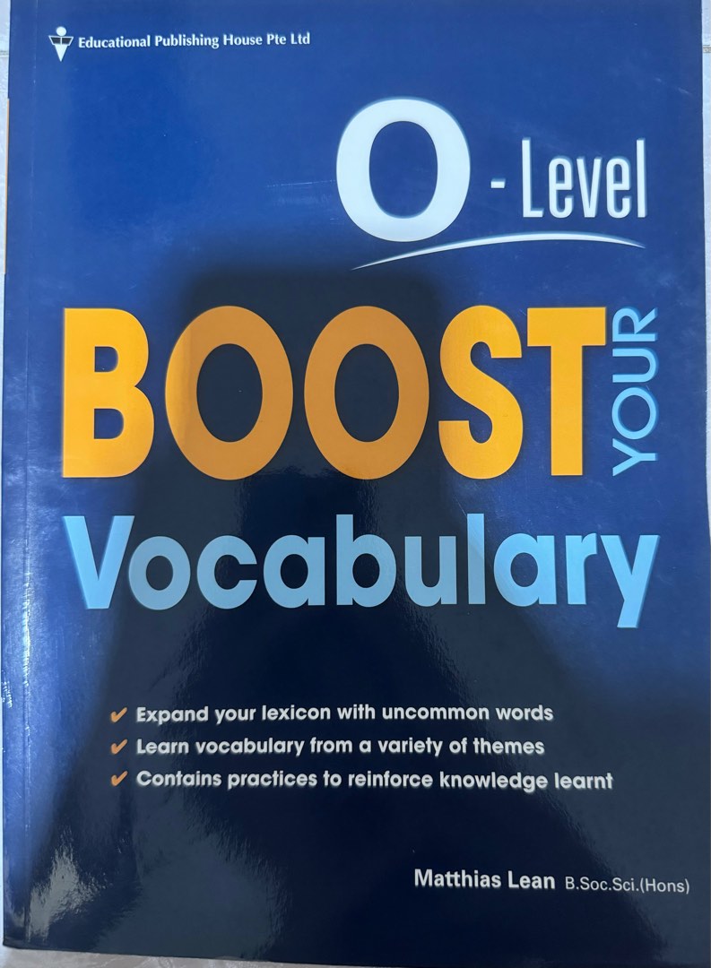 O-LEVEL vocabulary, Hobbies & Toys, Books & Magazines, Textbooks on ...