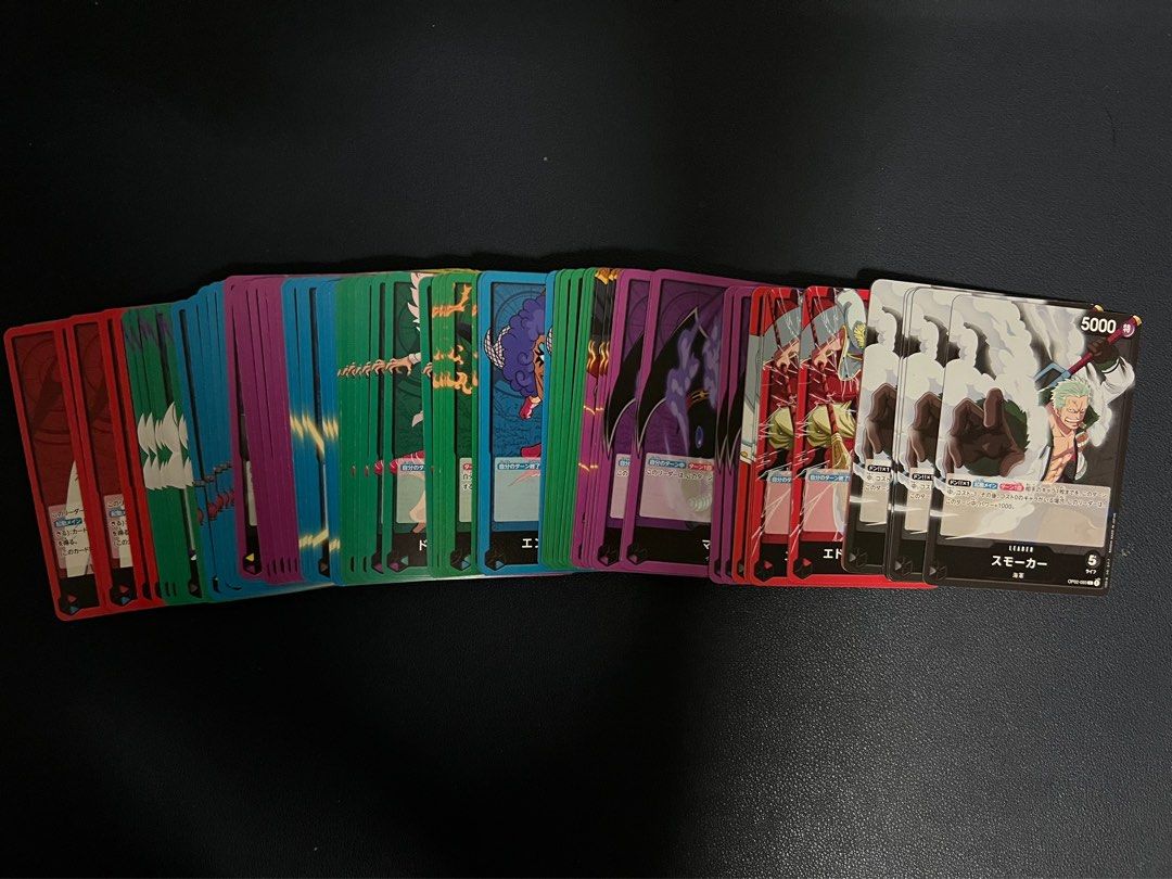 One piece tcg rare and ldr cards OP2&4, Hobbies & Toys, Toys & Games on ...
