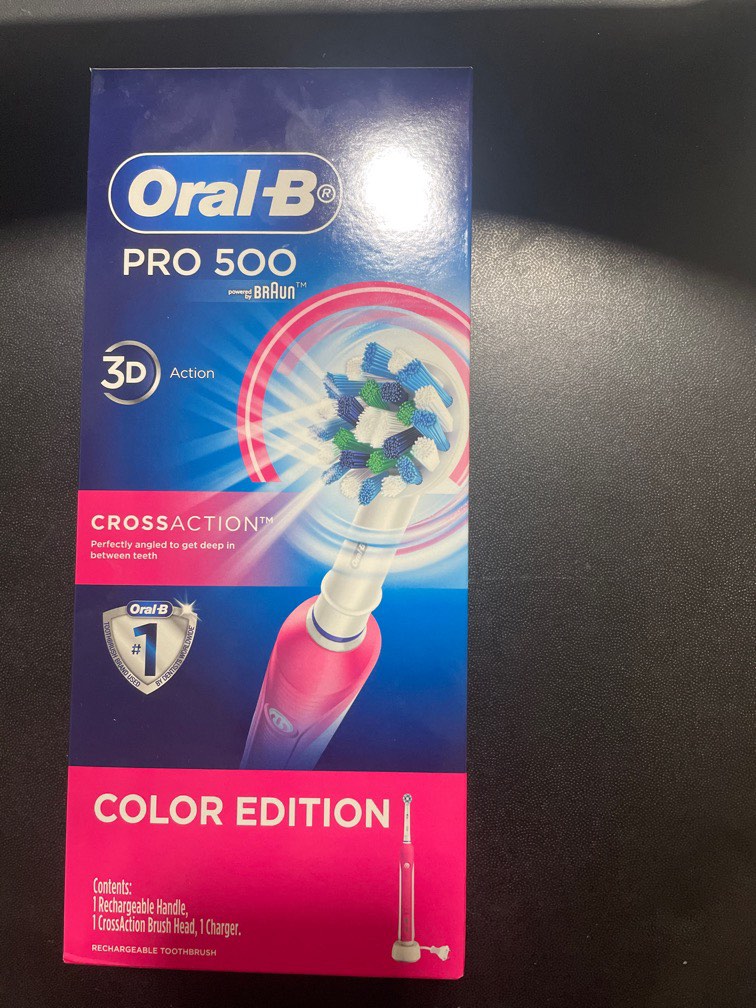 Oral B Pro 500 (pink), Beauty & Personal Care, Oral Care on Carousell
