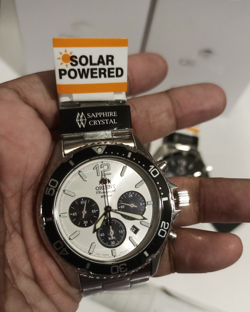 Orient Mako Panda Chronograph, Men's Fashion, Watches & Accessories ...