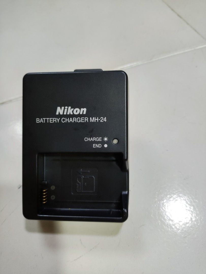 Original Nikon Battery Charger MH-24, Photography, Photography Accessories, Batteries & Chargers ...