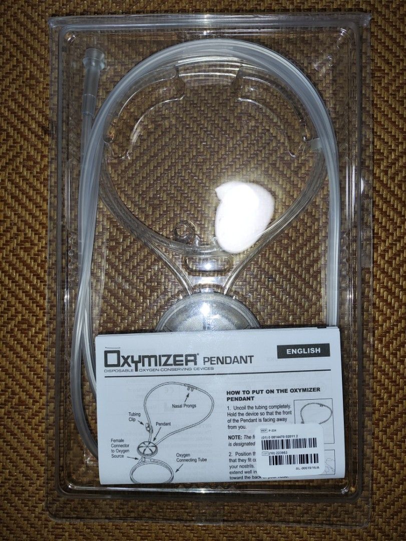 Oxymizer Pendant Cannula (DeVilbiss Oxygen Conserving Device), Health ...