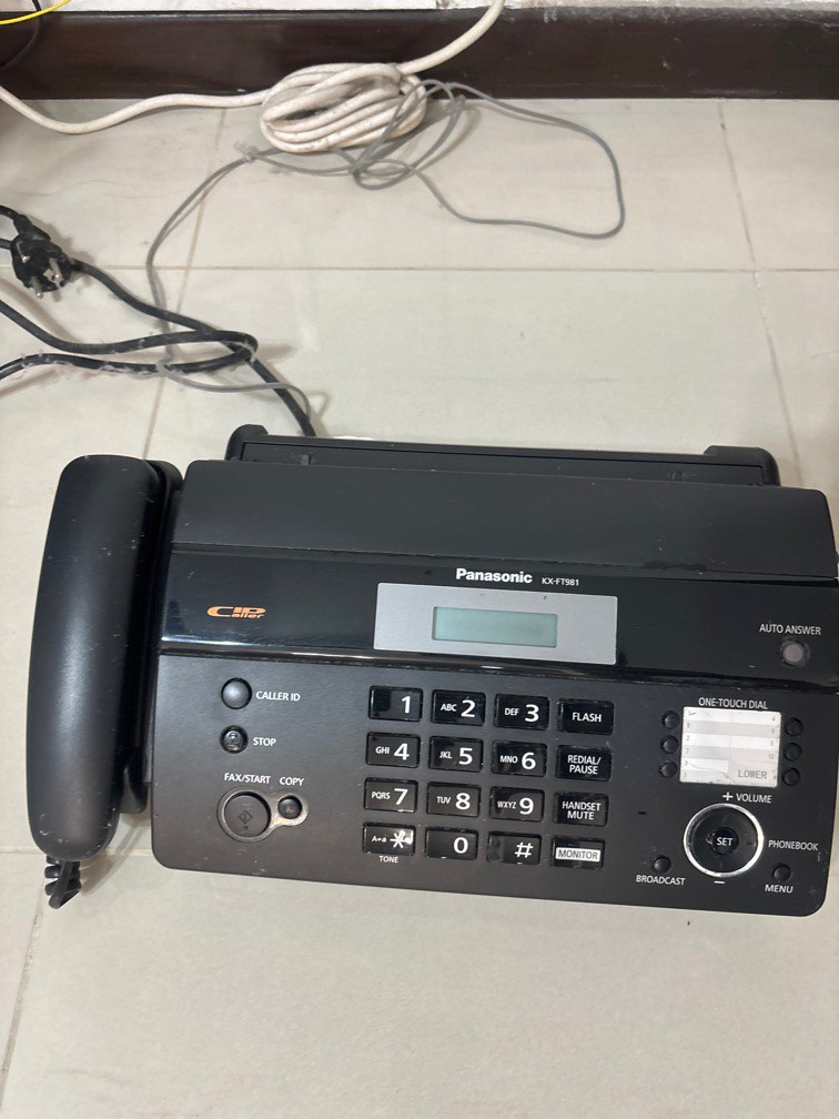 Panasonic fax machine, Computers & Tech, Printers, Scanners & Copiers ...