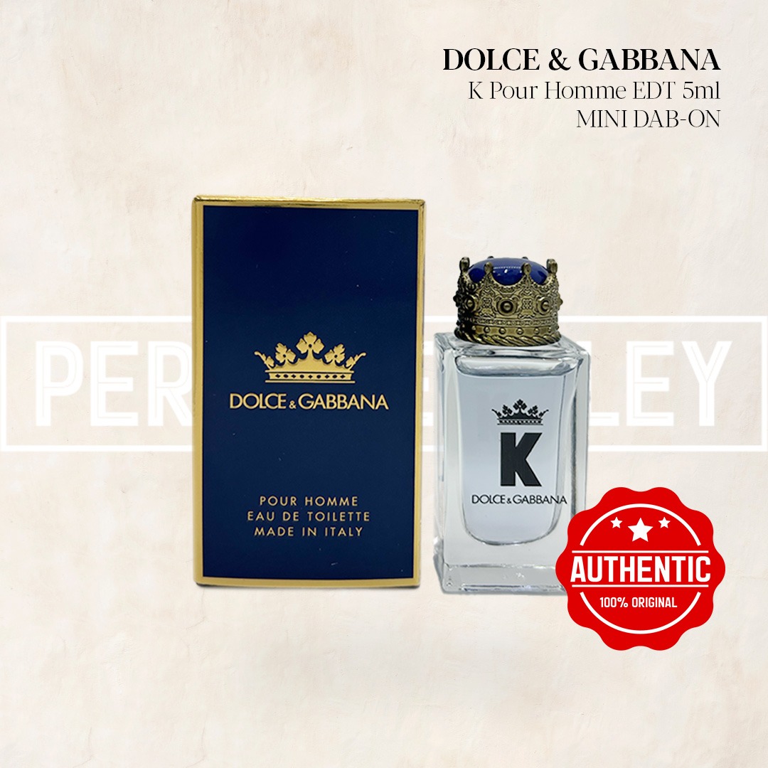 [PERFUME ALLEY] DOLCE & GABBANA POUR HOMME EDT 5ml Dab-On Miniature ...