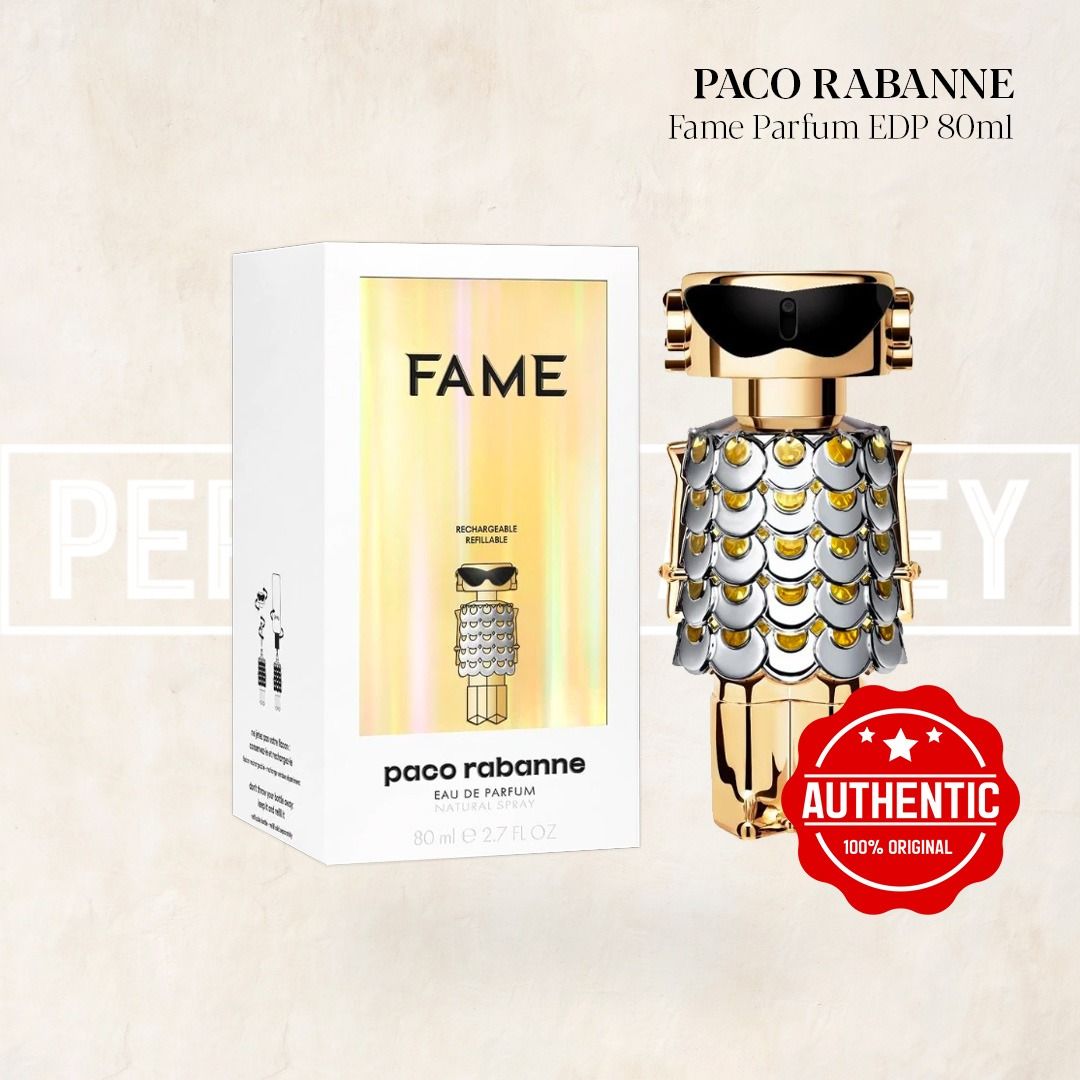 [PERFUME ALLEY] PACO RABANNE FAME PARFUM EDP 80ml, Beauty & Personal ...