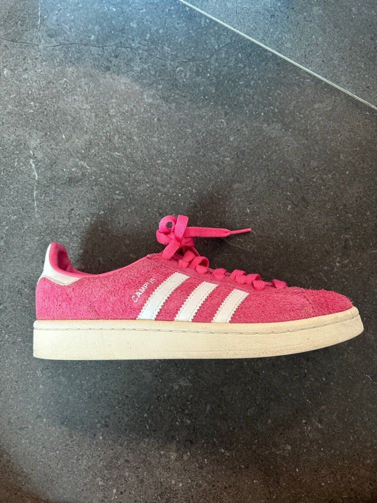 Pink Adidas Campus, Women's Fashion, Footwear, Sneakers on Carousell