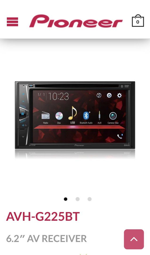 Pioneer AVH-G225BT, Car Accessories, Electronics & Lights on Carousell