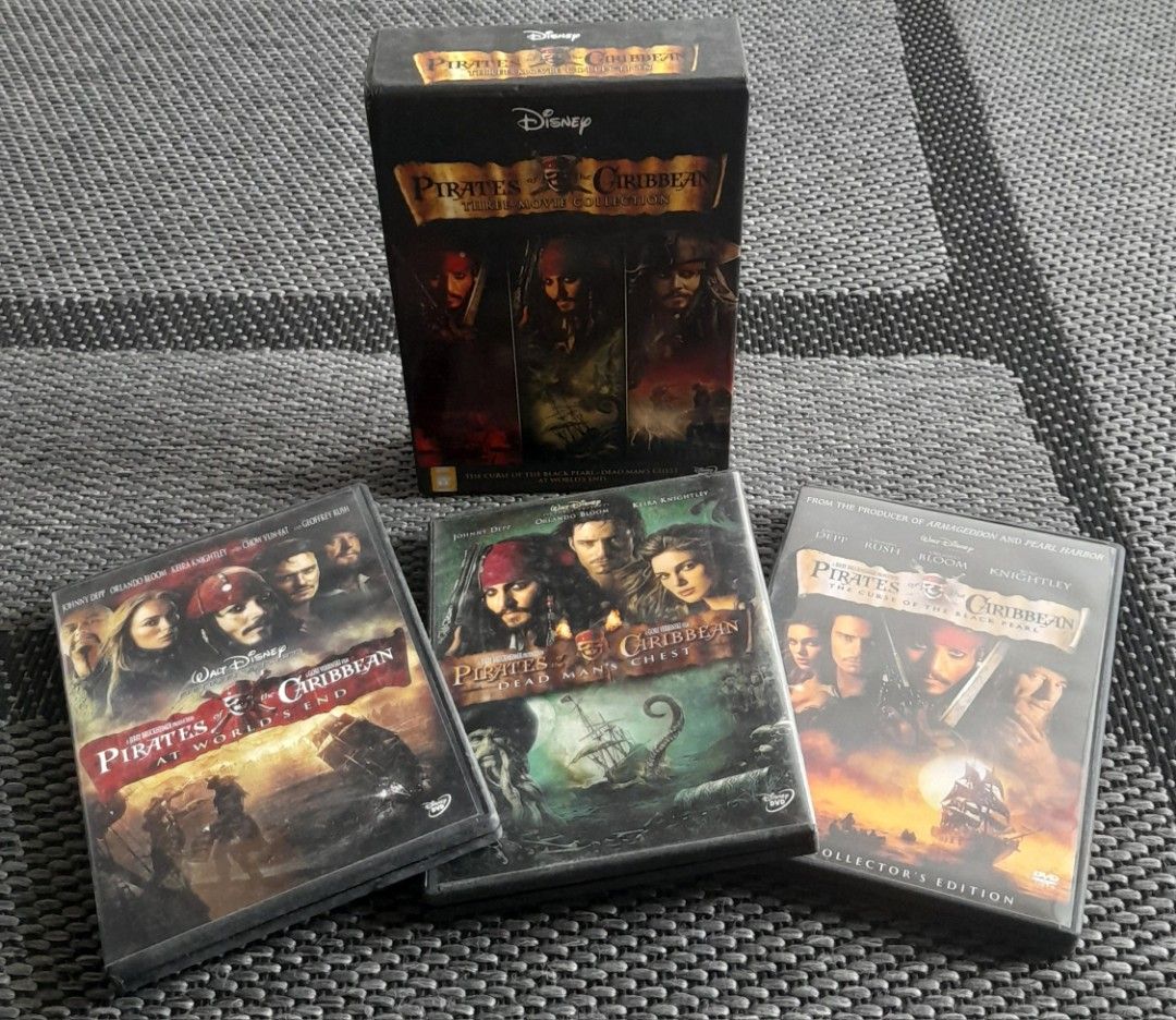 Pirates of The Caribbean (Total 4 CDs), Hobbies & Toys, Music & Media ...