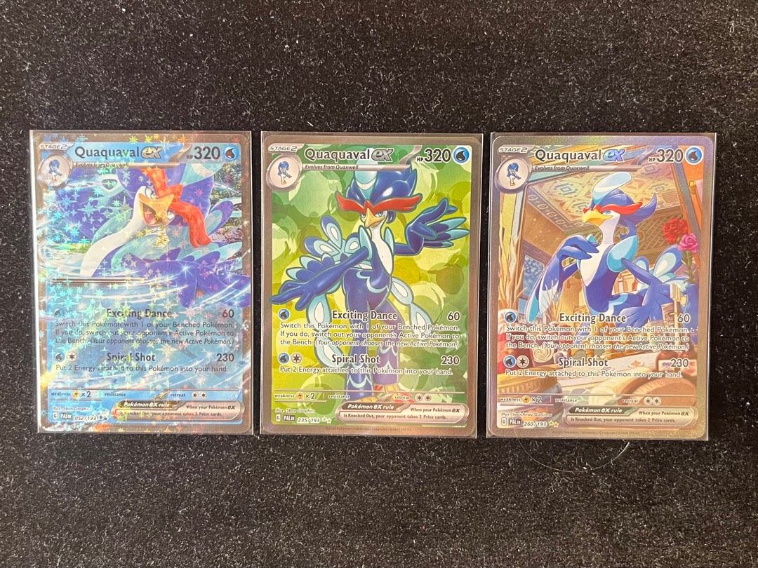 Pokemon cards: Quaquaval ex paldea evolved, Hobbies & Toys, Toys ...