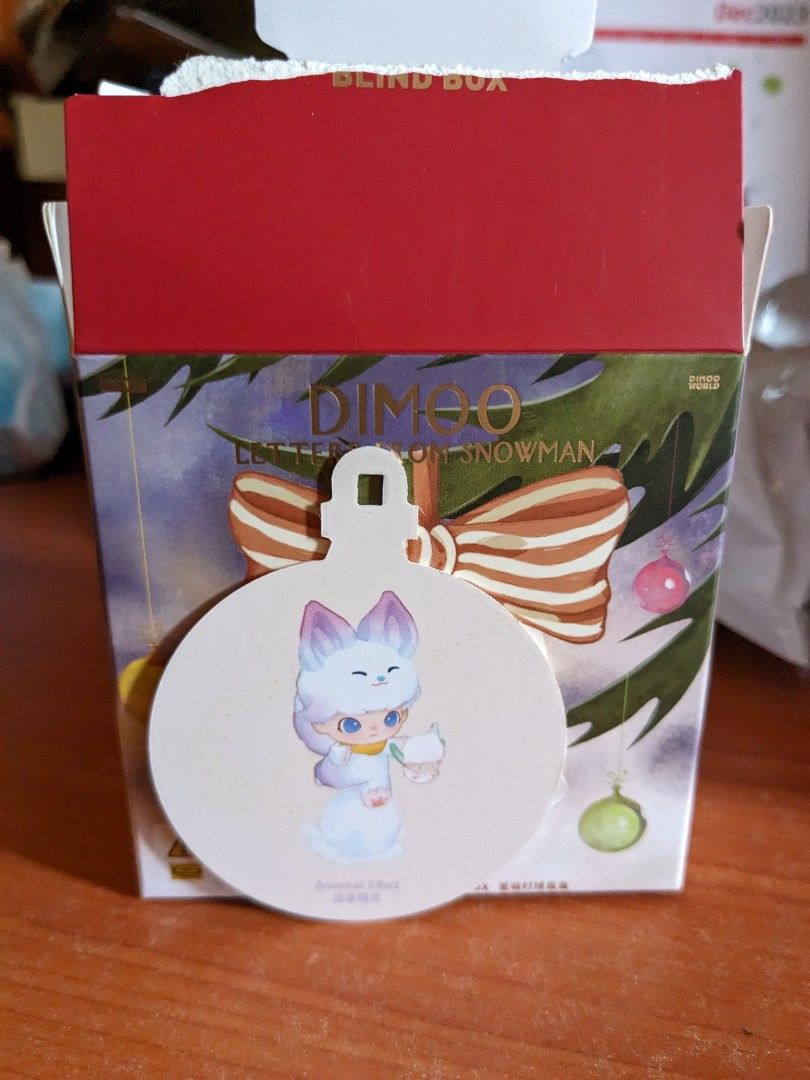 Pop mart Dimoo Letters from Snowman (snowball effect), Hobbies & Toys ...