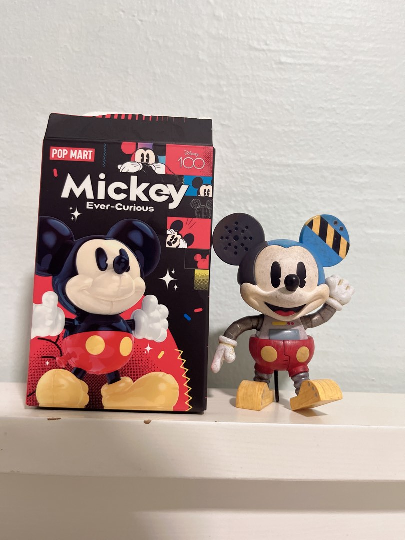 POPMART Disney Mickey 100th Anniversary, Robot , Hobbies & Toys, Toys ...