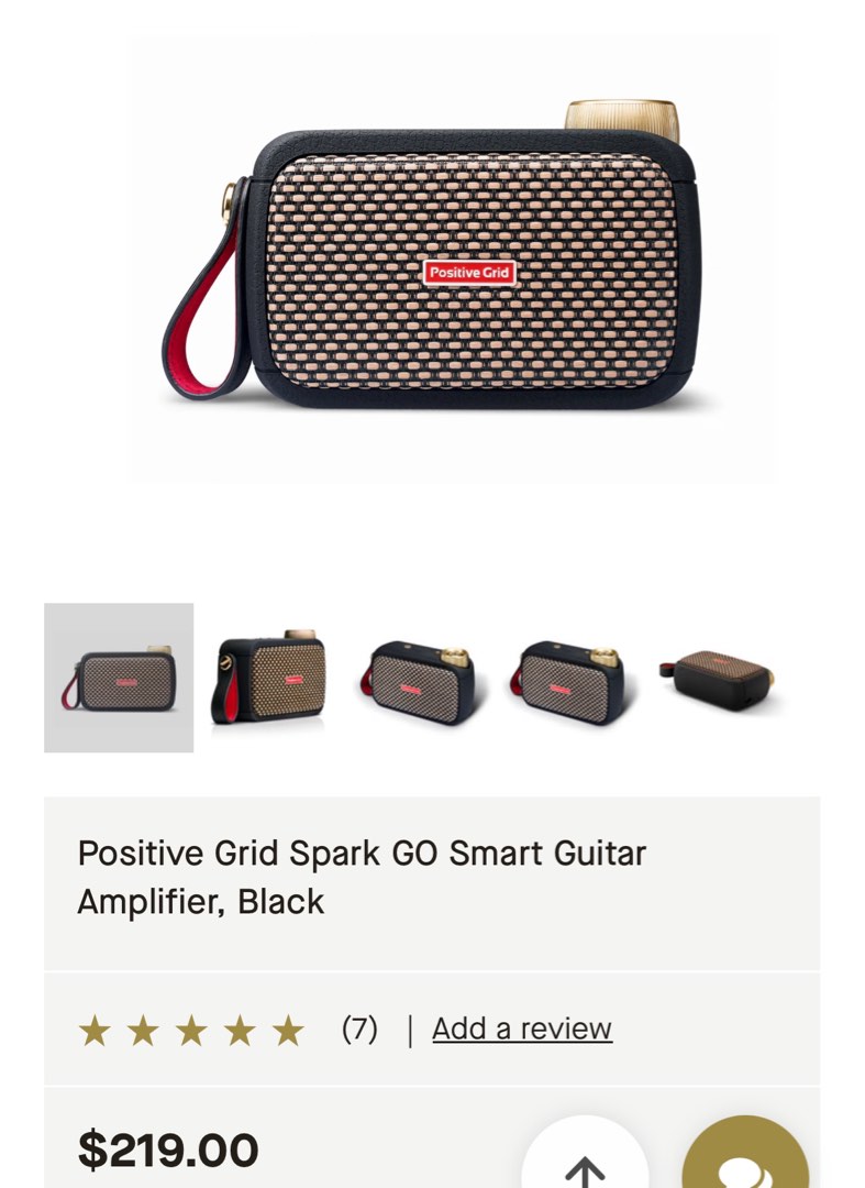 Positive Grid Spark GO Smart Guitar Amplifier, Black, Hobbies & Toys ...