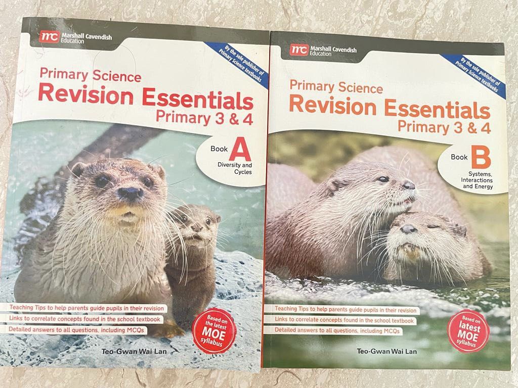Primary Science Revision Essentials for Primary 3 and 4, Book A and B ...