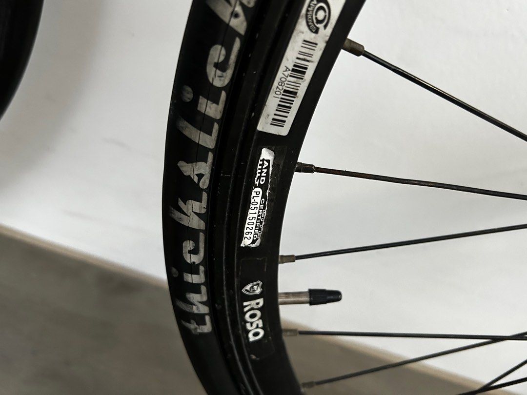Prolite A30 Rosa Track fixie wheelset, Sports Equipment, Bicycles ...