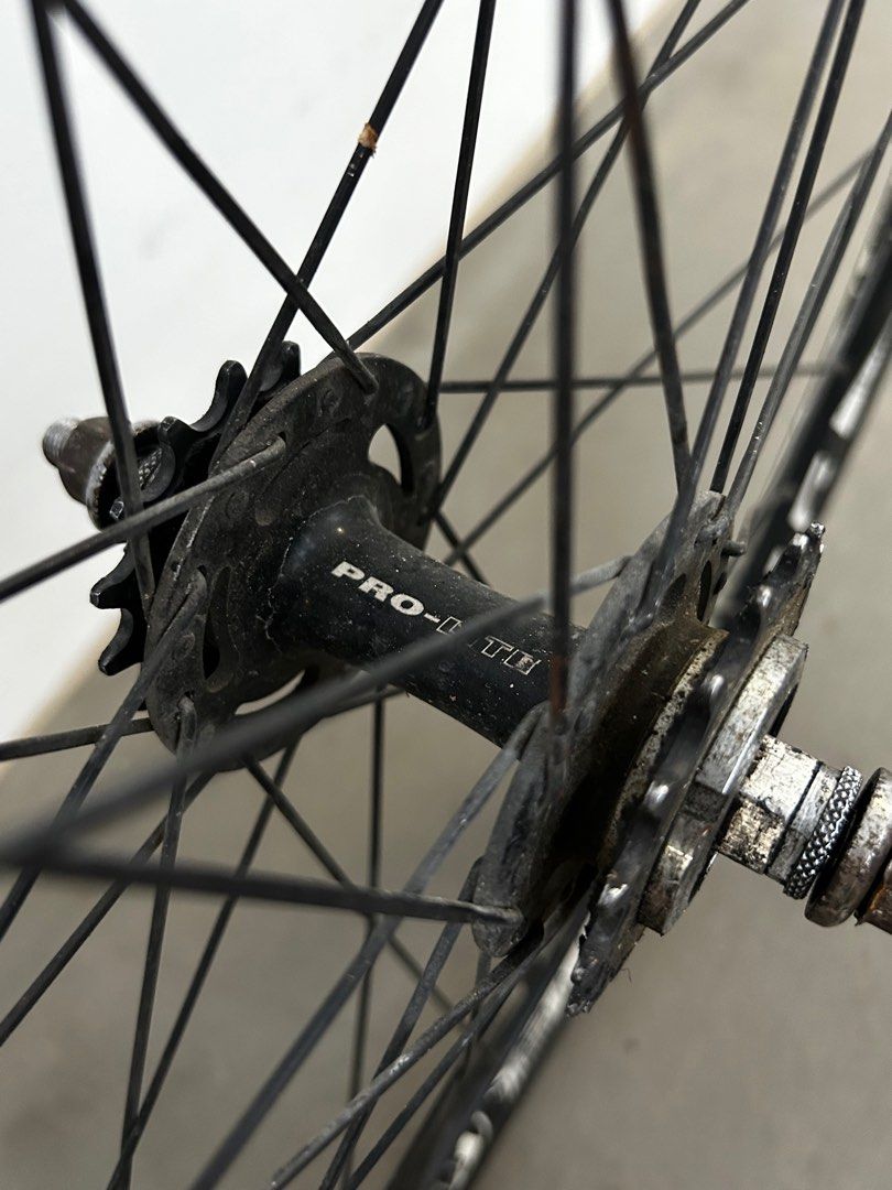 Prolite A30 Rosa Track fixie wheelset, Sports Equipment, Bicycles ...