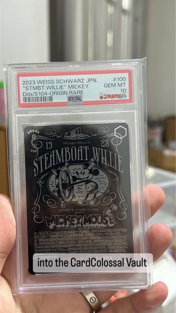 [PSA 10] Steamboat Willie Weiss Disney 100, Hobbies & Toys, Toys ...