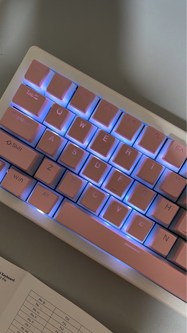 Pudding Keycaps Pink, Computers & Tech, Parts & Accessories, Computer ...