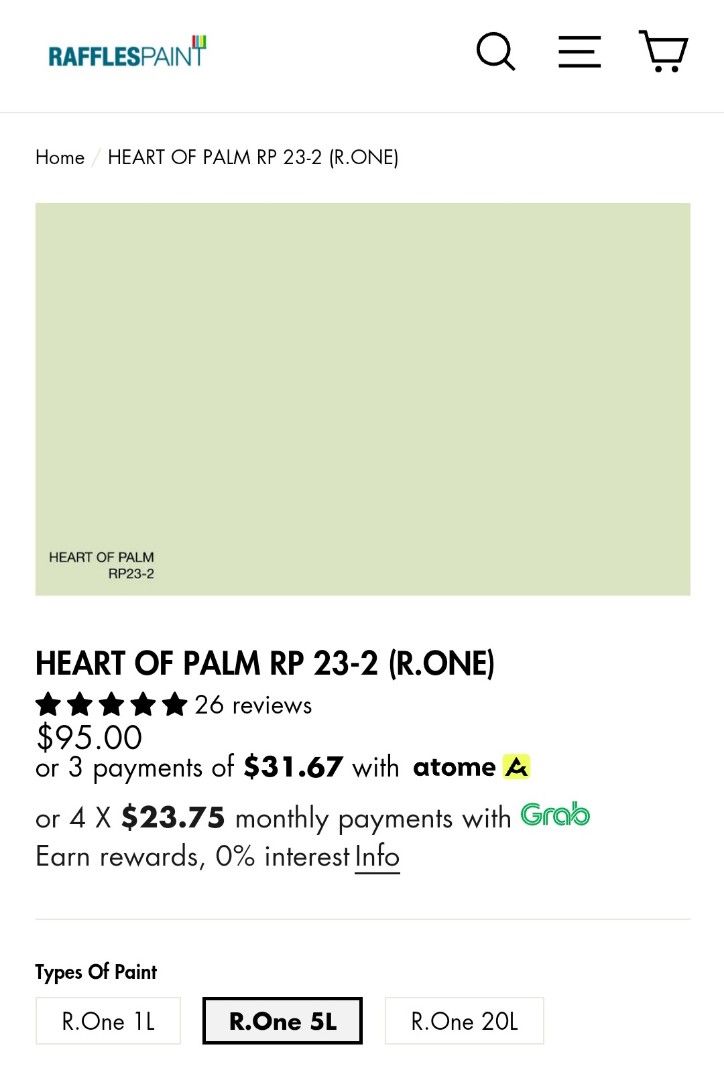 Raffles Paint, Furniture & Home Living, Home Decor, Wall Decor on Carousell