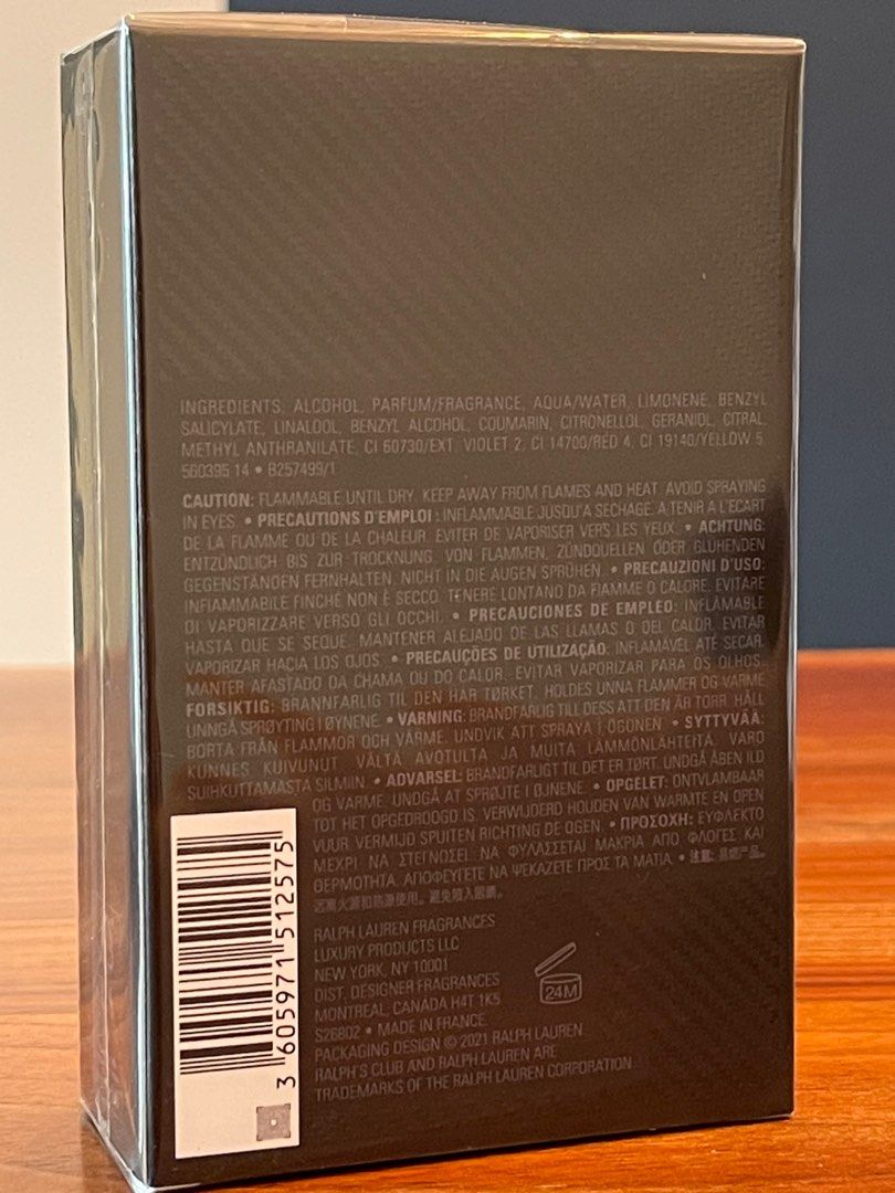 Ralph Club EDP 100ml Polo, Beauty & Personal Care, Fragrance ...