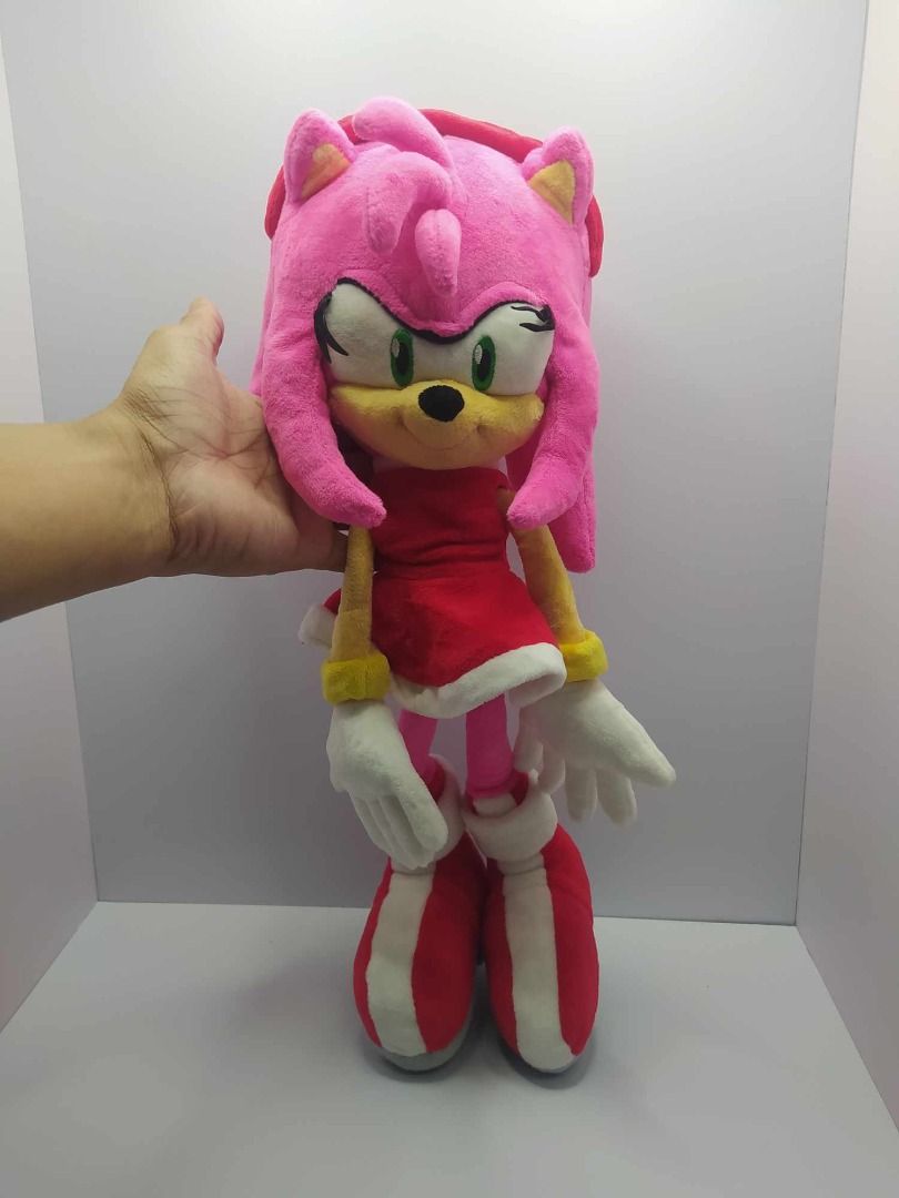 Rare Amy Rose Sonic The Hedgehog Video Game Anime Plush Stuff Toy (Sega ...