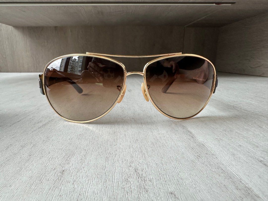 Ray-Ban RB338 Aviator Oversized Sunglasses, Women's Fashion, Watches ...