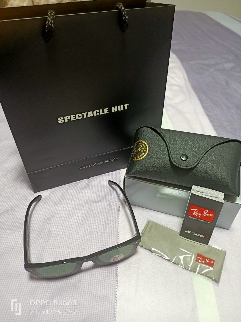 Ray-Ban RB4391D sunglasses with Black frame and Dark lenses., Men's ...