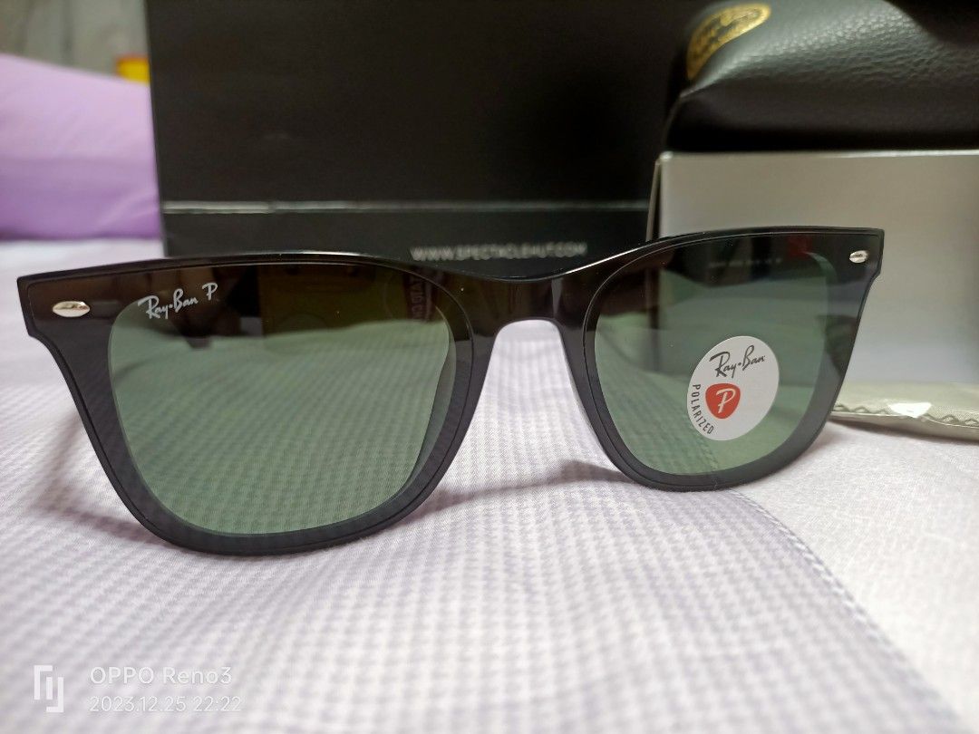 Ray-Ban RB4391D sunglasses with Black frame and Dark lenses., Men's ...
