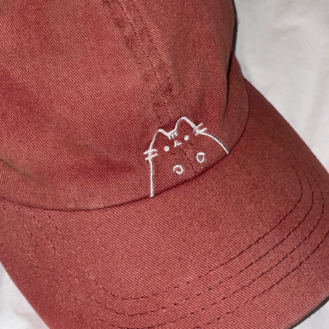 Red Pusheen Cap, Men's Fashion, Watches & Accessories, Cap & Hats on ...