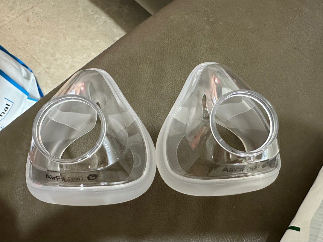 ResMed AirFit F20 Full face mask silicone cushion, Health & Nutrition ...