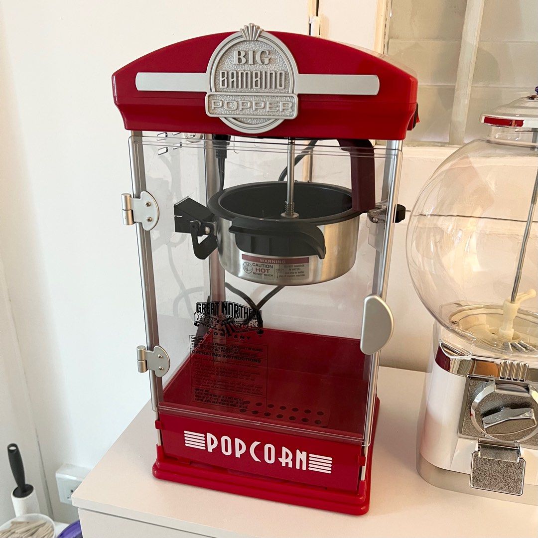 Retro Popcorn Machine & Materials, TV & Home Appliances, Kitchen ...