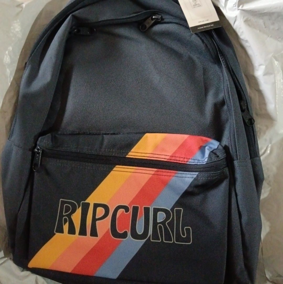 RIP CURL Double Dome Backpack Navy 24L, Men's Fashion, Bags, Backpacks ...