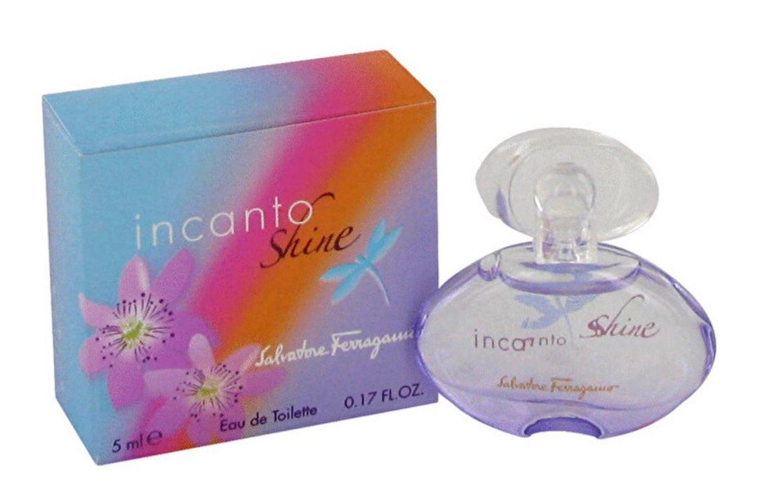 Salvatore Ferragamo Mini Incanto Shine Perfume for Women (5ml), Beauty ...