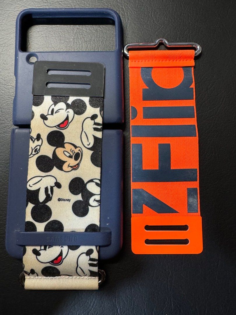Samsung Galaxy Z flip 3 original casing with extra Mickey Mouse strap ...