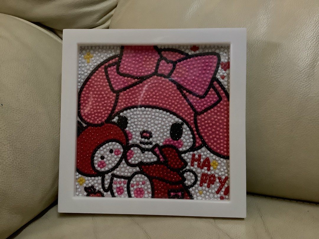 Sanrio my melody picture frame, 傢俬＆家居, 家居裝飾, 相架畫作 - Carousell