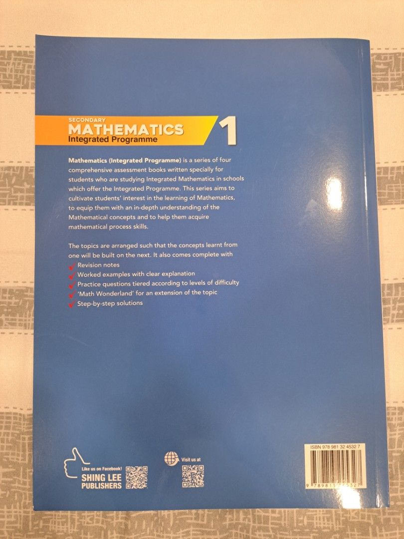 Sec 1 Maths IP assessment book, Hobbies & Toys, Books & Magazines ...