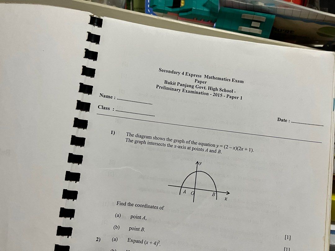 Sec 4 E Math schools exam practice papers, Hobbies & Toys, Books & Magazines, Assessment Books ...