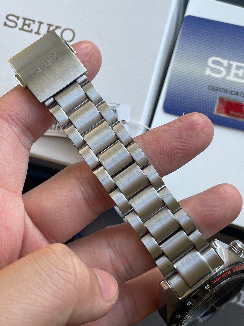 Seiko Prospex - Speedtimer - Solar Panda SSC815P1 - Blue Chronograph ...