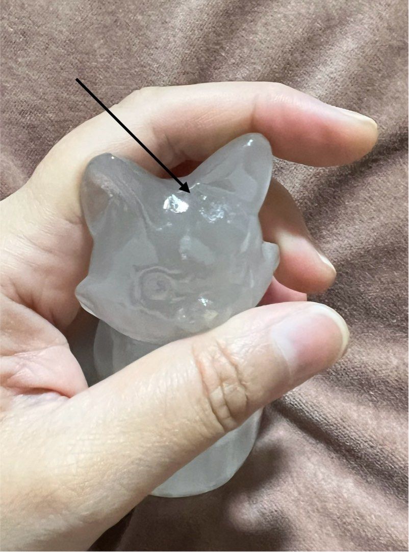 Selenite Nine-Tailed Fox, Women's Fashion, Jewelry & Organisers ...