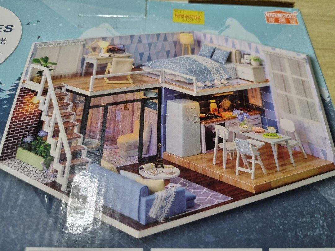 Self Build Mini Room, Hobbies & Toys, Toys & Games on Carousell