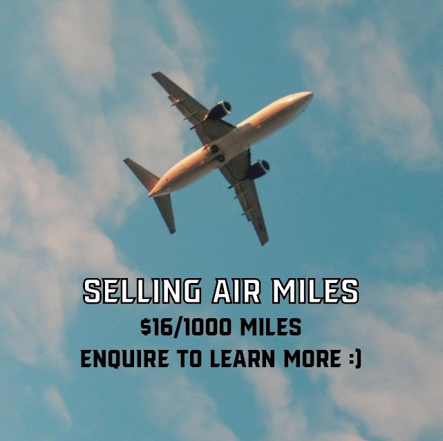 Selling Air Miles, Tickets & Vouchers, Flights & Overseas Attractions ...