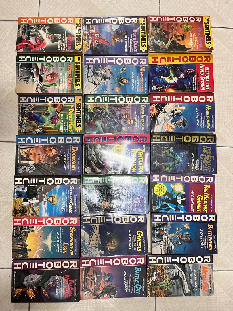 Set of 21 Robotech Books, Hobbies & Toys, Books & Magazines, Fiction ...