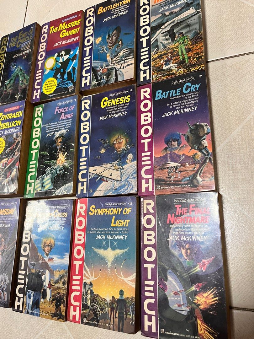 Set of 21 Robotech Books, Hobbies & Toys, Books & Magazines, Fiction ...