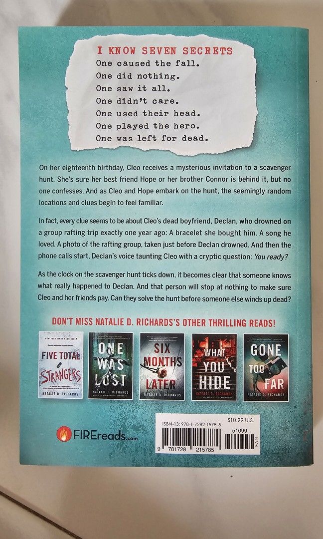 Seven Dirty Secrets, Hobbies & Toys, Books & Magazines, Fiction & Non ...