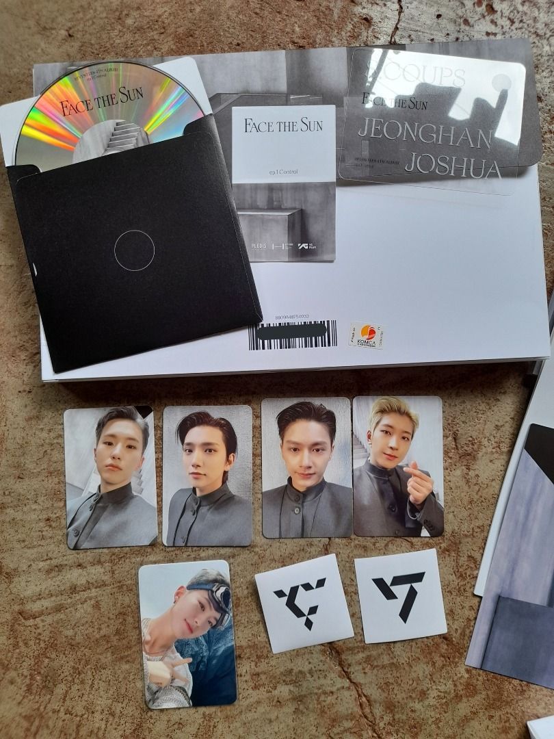 SEVENTEEN 4th Full Album "Face The Sun" EP 1 - Control Version (Unsealed), Hobbies & Toys, Music ...