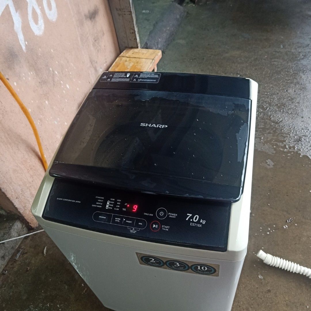 sharp new model.secend hand. washing machine 7kg, TV & Home Appliances ...