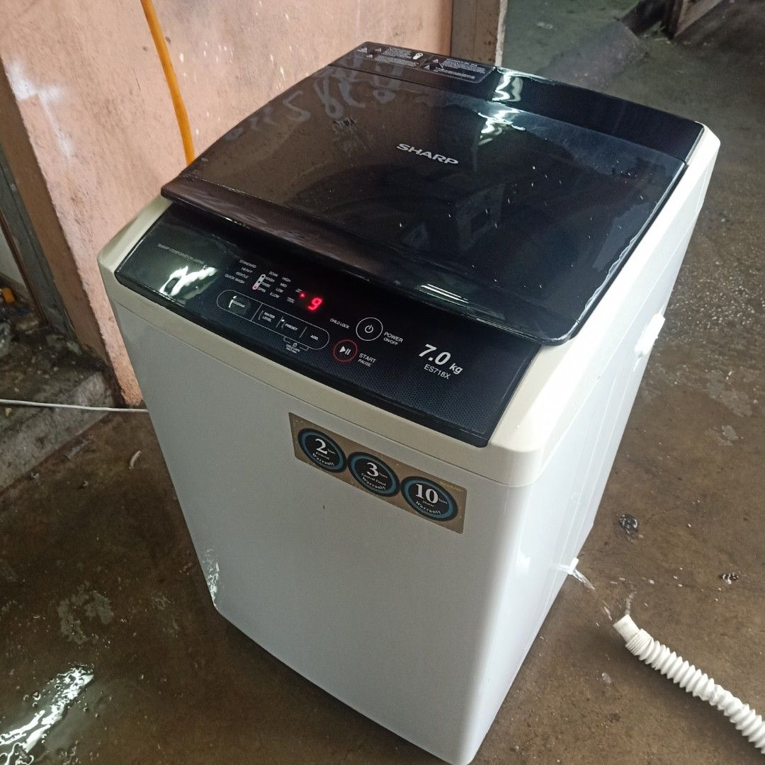sharp new model.secend hand. washing machine 7kg, TV & Home Appliances ...