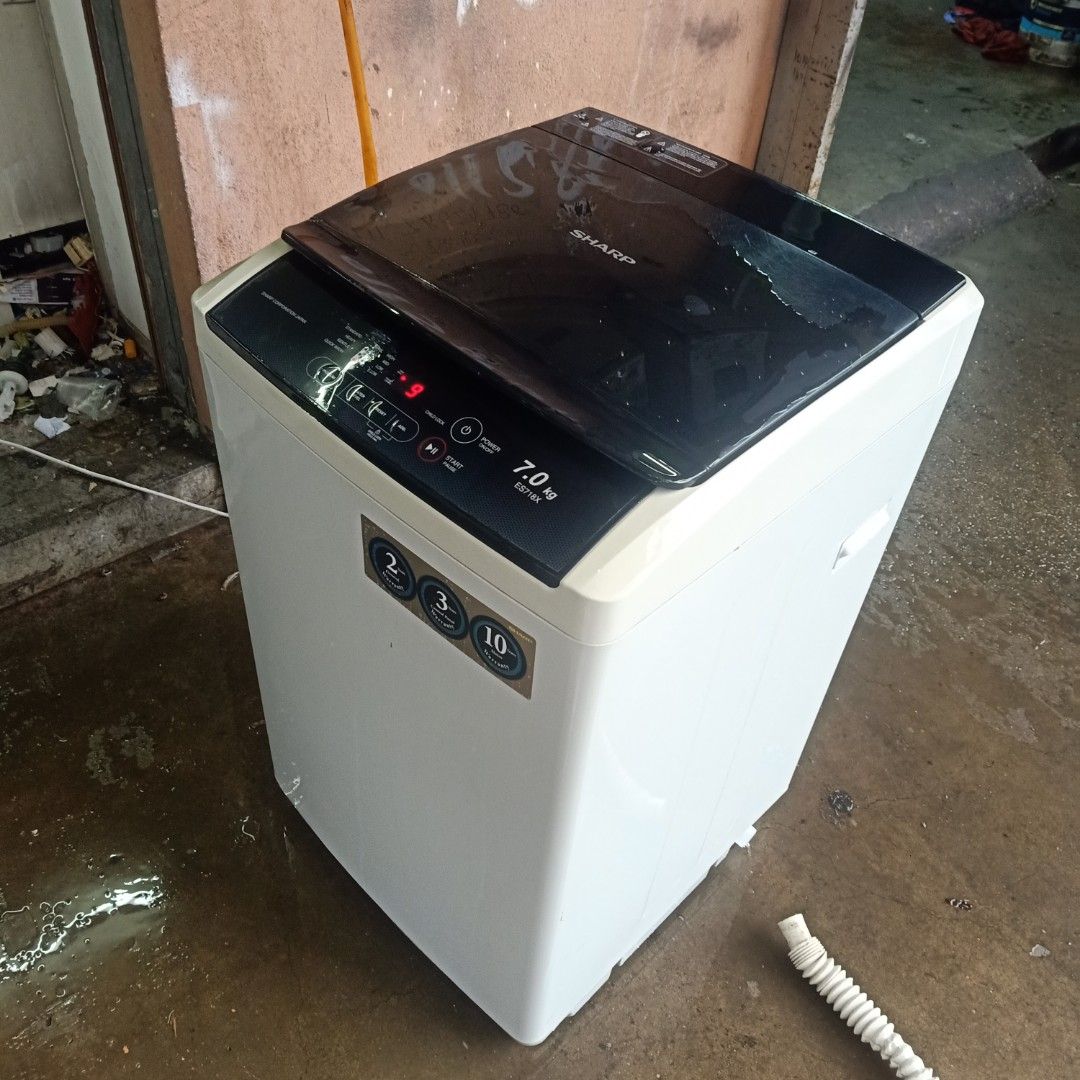 sharp new model.secend hand. washing machine 7kg, TV & Home Appliances ...
