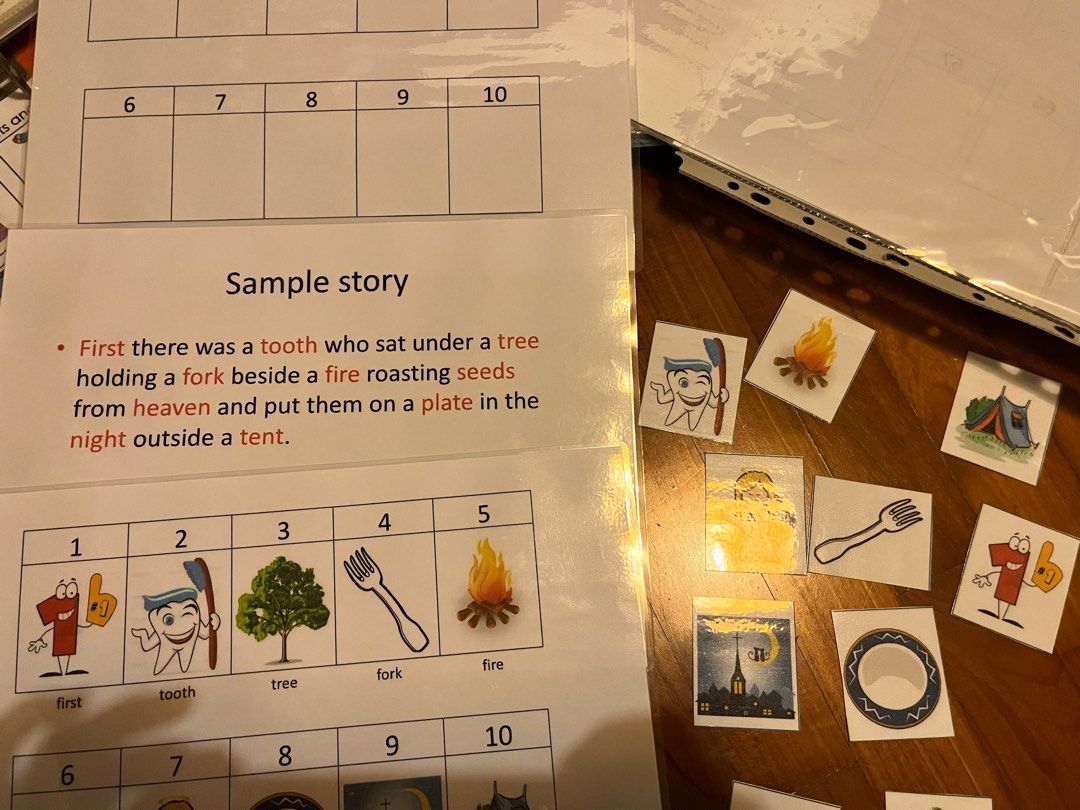 Shichida / Heguru peg memory / linking memory, Hobbies & Toys, Books ...