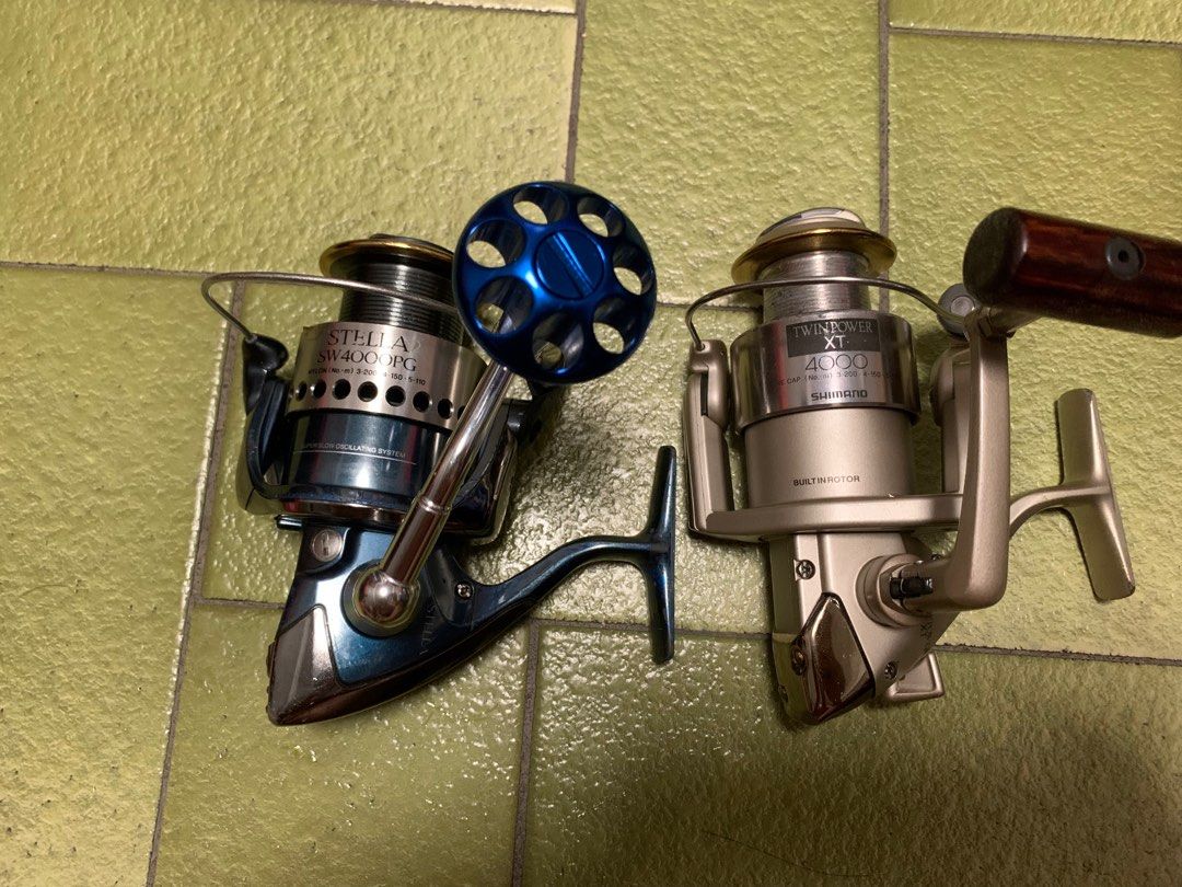 Shimano Stella SW4000PG & TwinPower 400XT, Sports Equipment, Fishing on ...